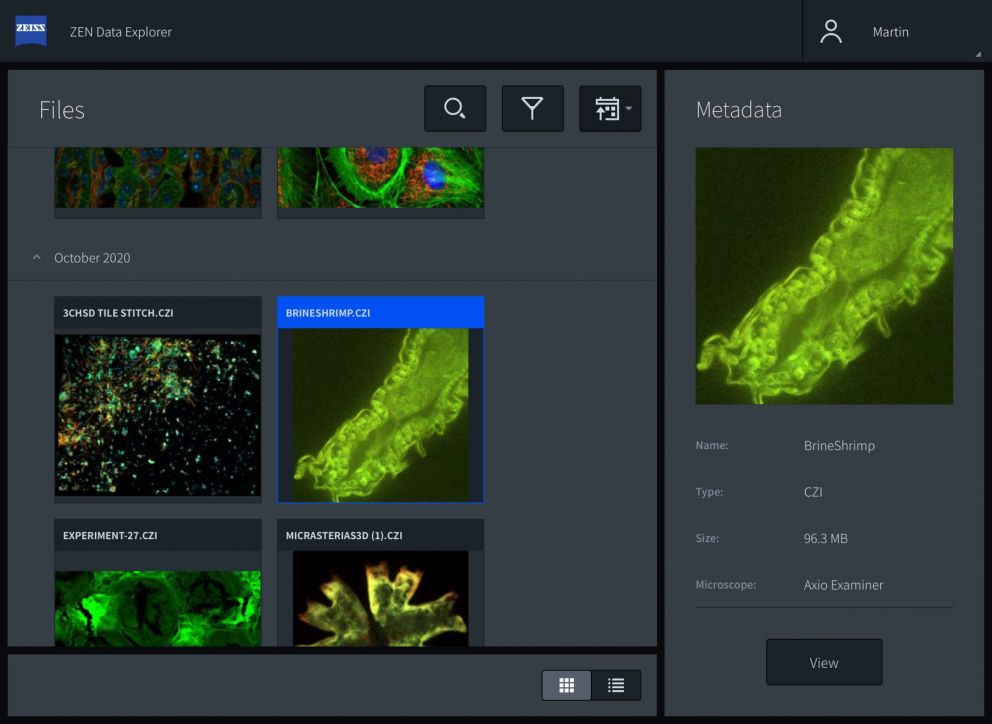 Logiciel Zen Core Zeiss - Logiciel de Microscopie Zeiss